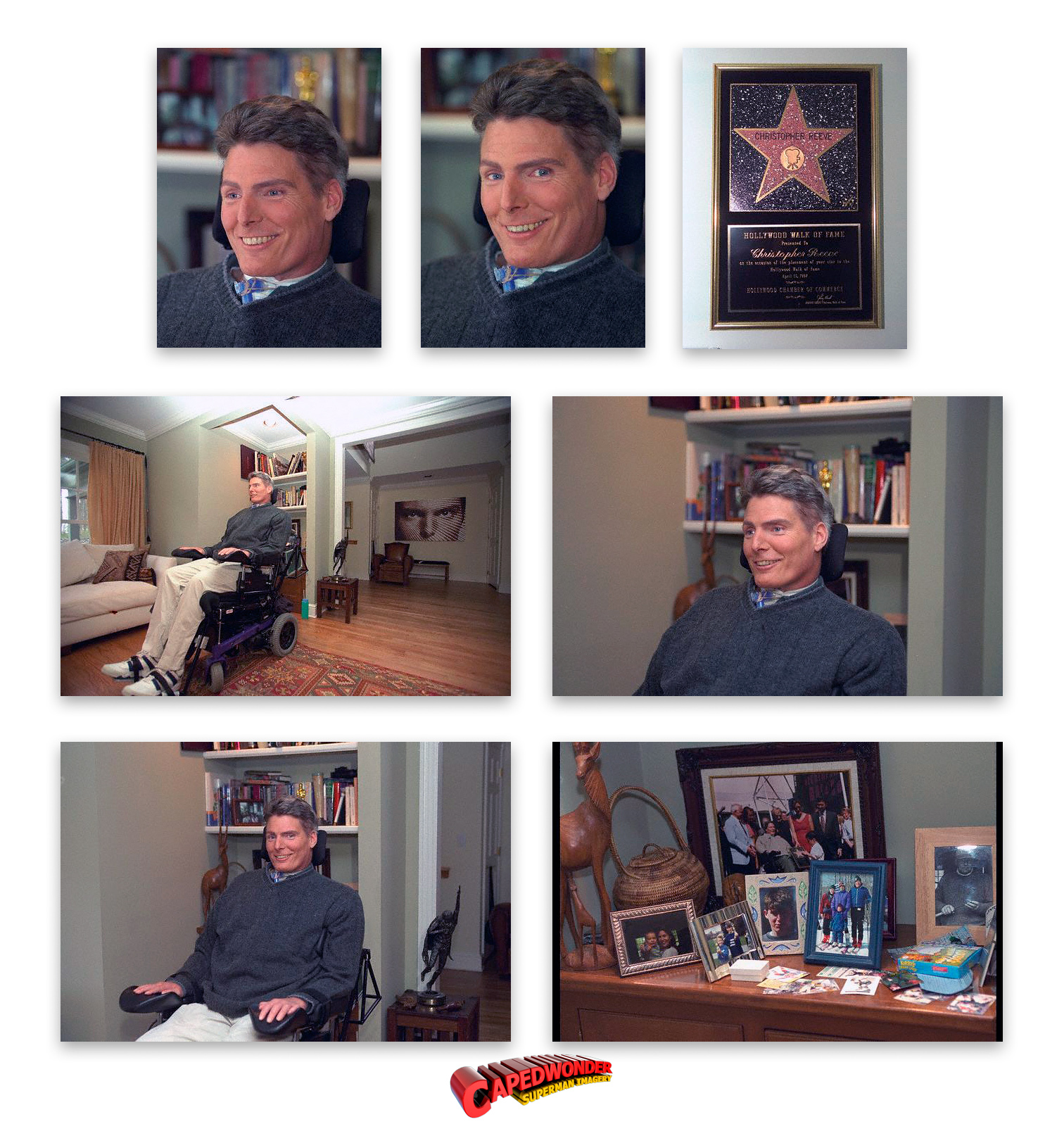 CHRISTOPHER REEVE AT HOME IN NEW YORK | CapedWonder Superman Imagery