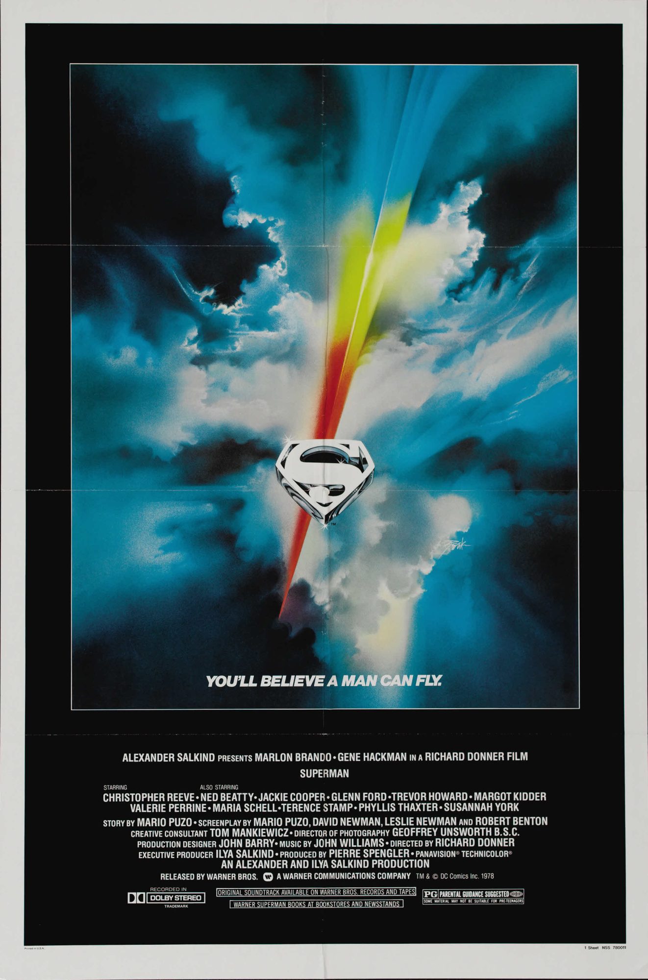 CW-Superman-The-Movie-one-sheet-poster | CapedWonder Superman Imagery