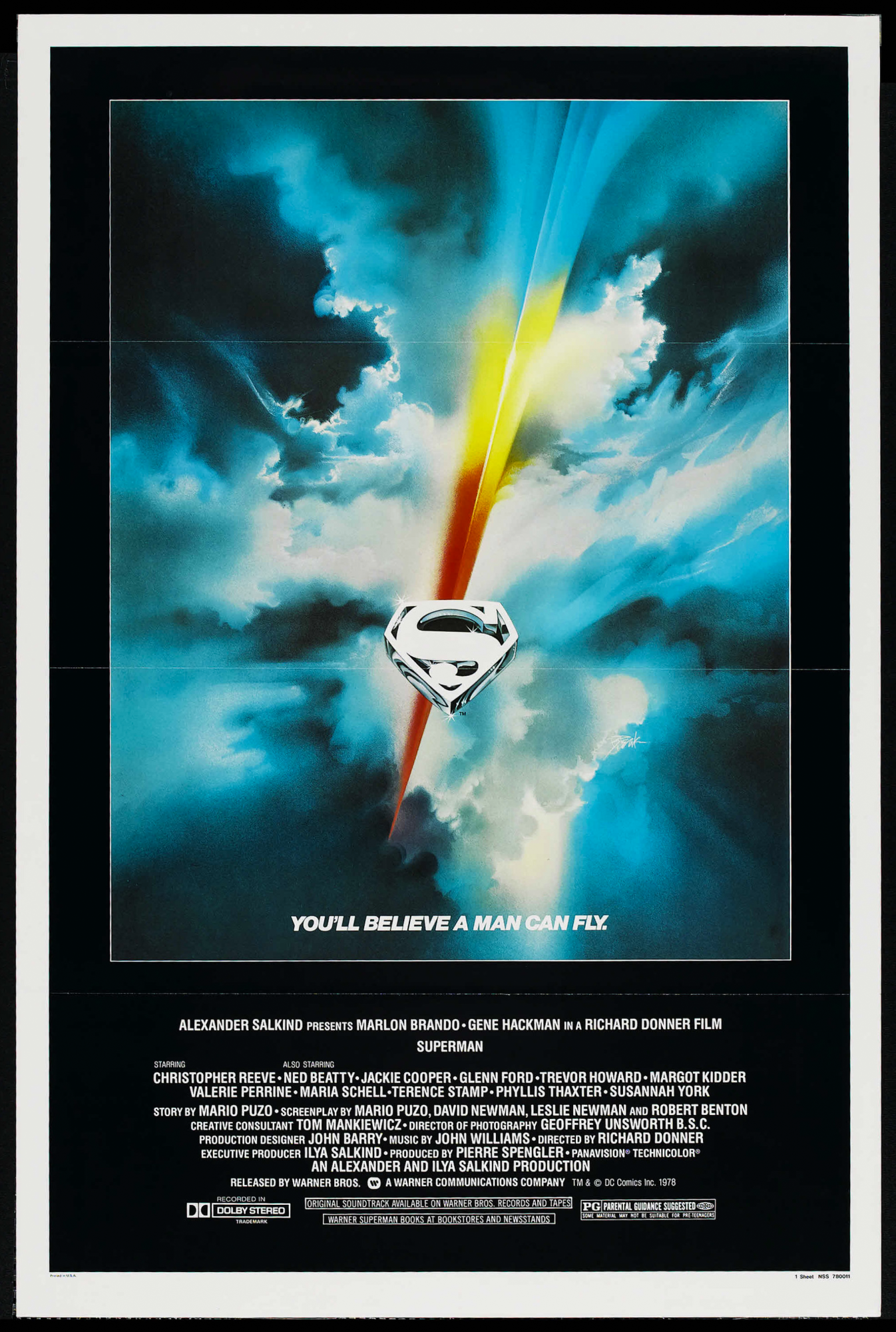 CW-Superman-The-Movie-one-sheet-poster | CapedWonder Superman Imagery